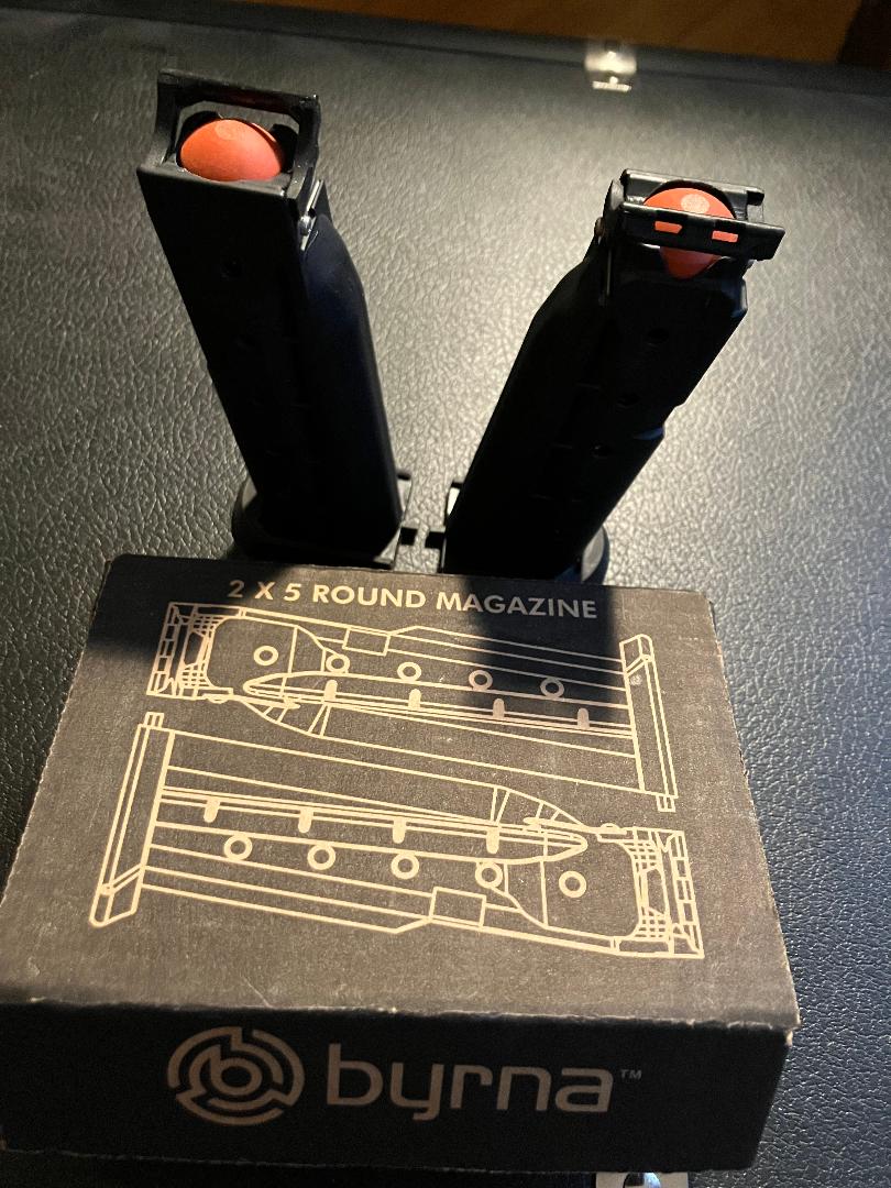 BYRNA 5 ROUND MAGAZINE 2 PACK | Chicago Less Lethal