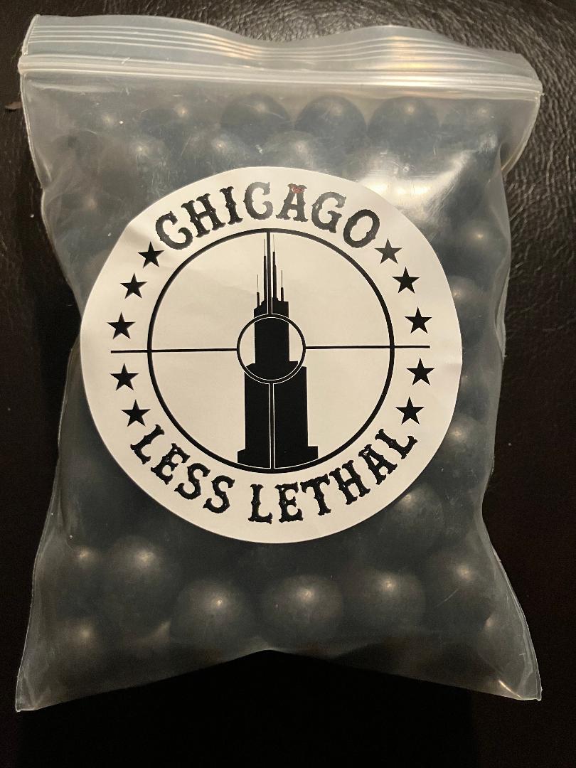CHICAGO LESS LETHAL 2.8G ROUND BALL .68CAL - 30 Pieces | Chicago Less ...