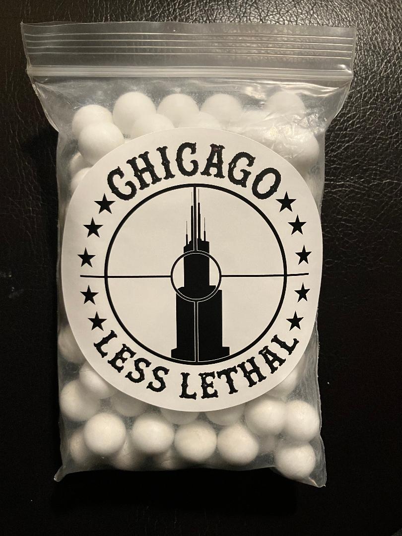 CHICAGO LESS LETHAL 4G ROUND BALL .50CAL- 25 Pieces | Chicago Less Lethal